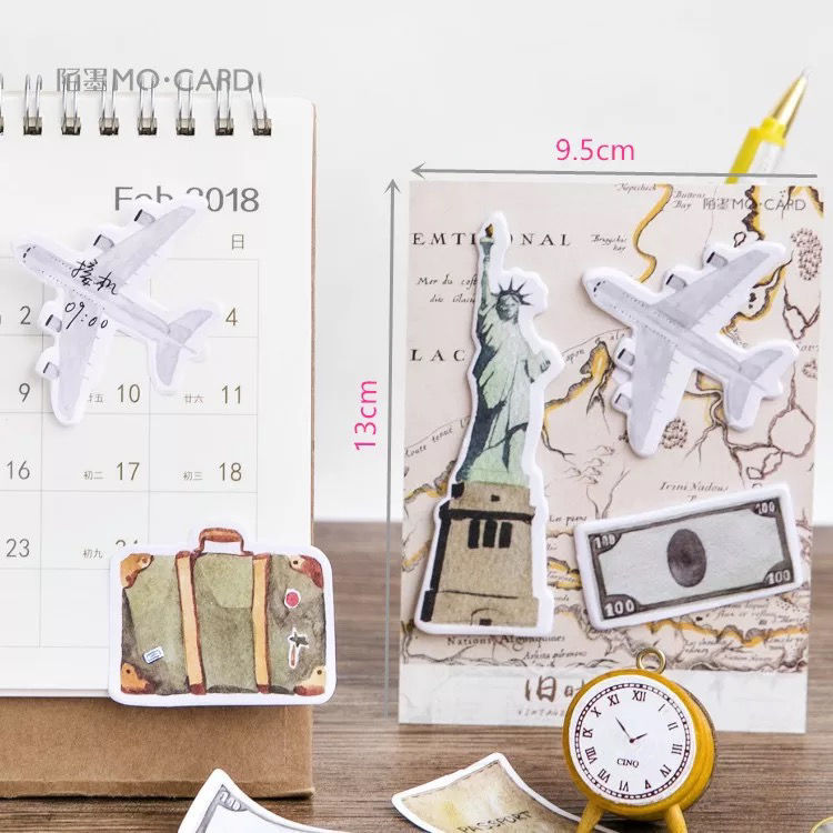 The Beautiful. Travel Inspired Sticky Notes