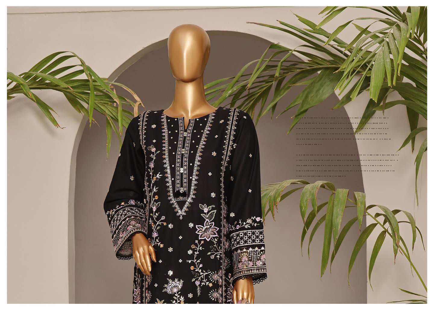 The Beautiful. SIZE- L: READY TO WEAR Embroidered Festive Collection
