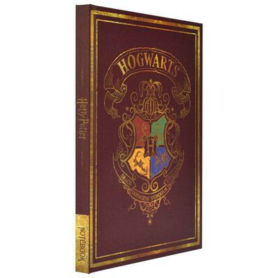 The Beautiful. Harry Potter Red Colourful Crest Notebook