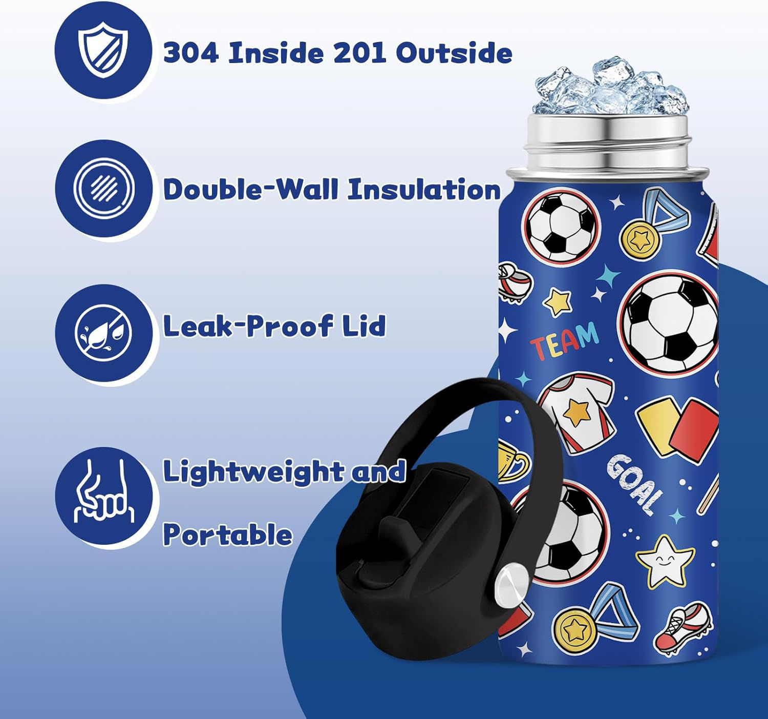 The Beautiful. Insulated Water Bottle